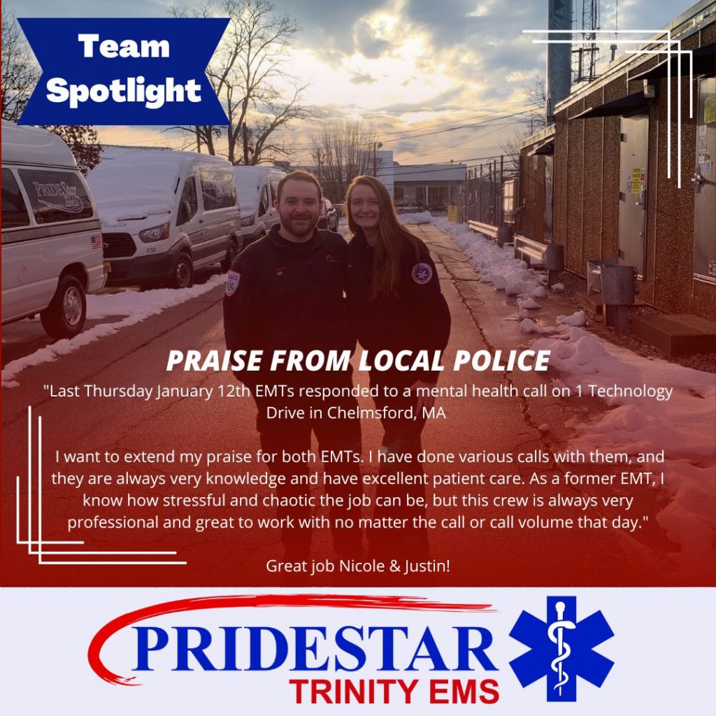 Niki and Justin a Dynamic Duo! - Pridestar Trinity EMS